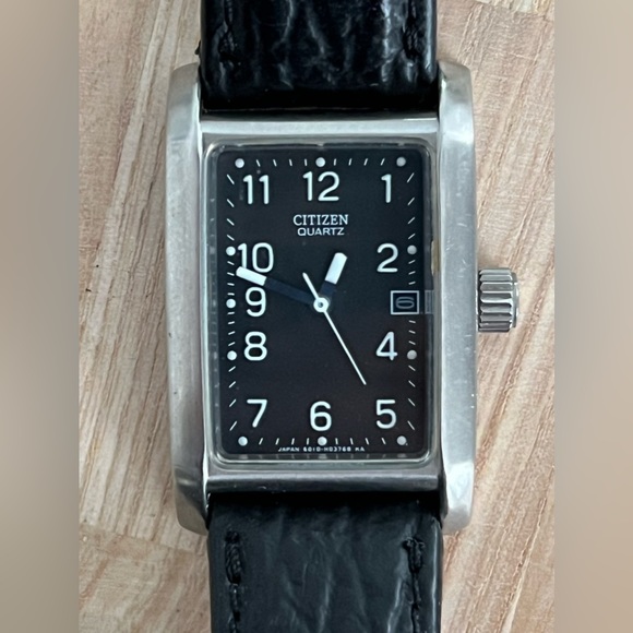 Citizen | Accessories | Citizen Mens Watch Black Dial Date Window Black ...